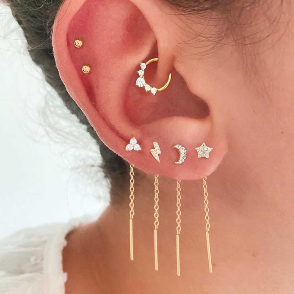 PIERCINGS DE OREJA: TIPOS, HISTORIA, PENDIENTES 💫 【Lo Mejor de 2025