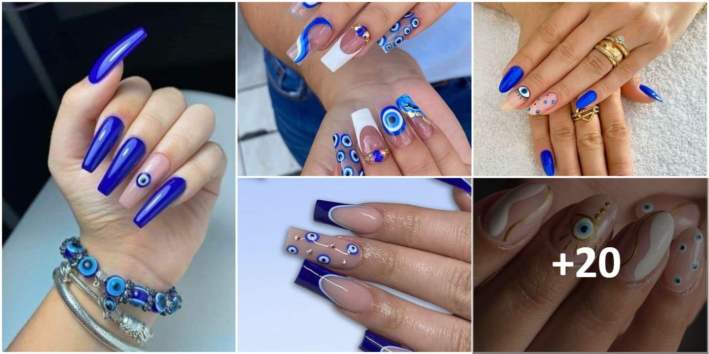 Uñas con ojo turco, diseños místicos y originales para lucir tus uñas ...